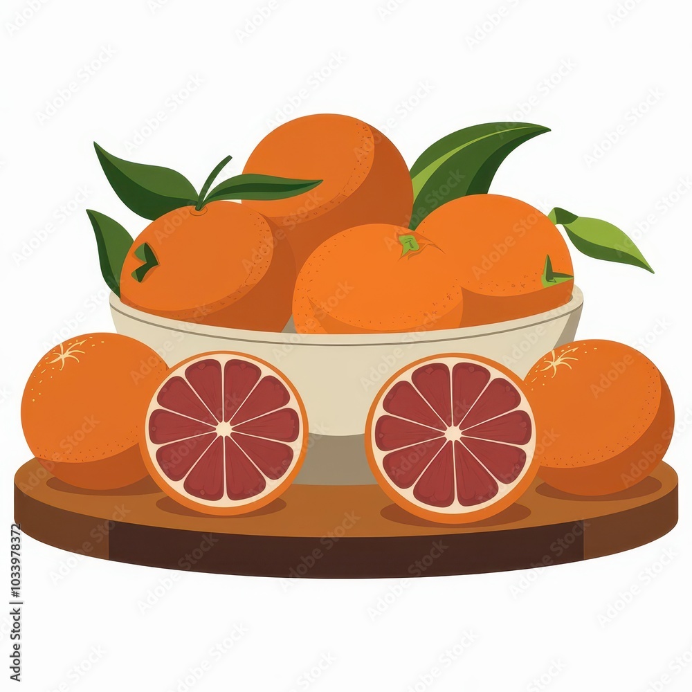 Oranges Tangerine vector illustration clipart svg png background ...