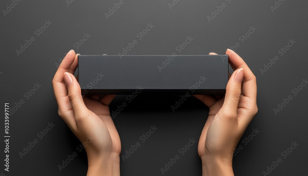 Exploring minimalism the art of holding a simple box in elegant hands ...