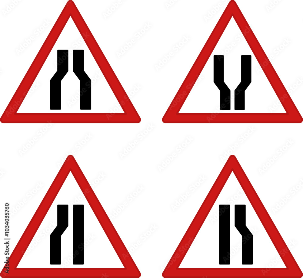 Poster Red Road Signs – Wall Art | UkPosters