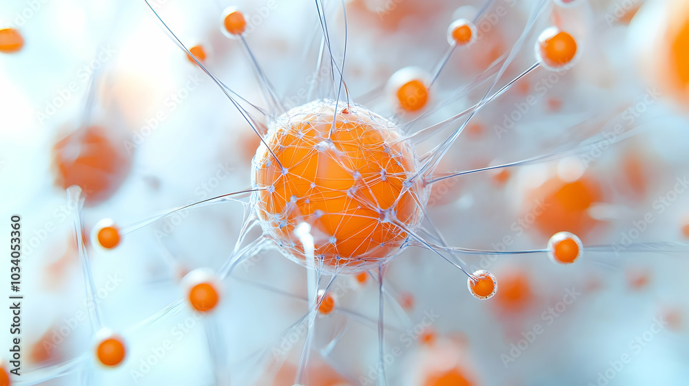 3D Neuro Linked Campaign Strategy Mapping Concept - Explore Macro View ...