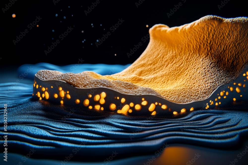 Callus formation on the sole of a foot, illustrating thickened ...