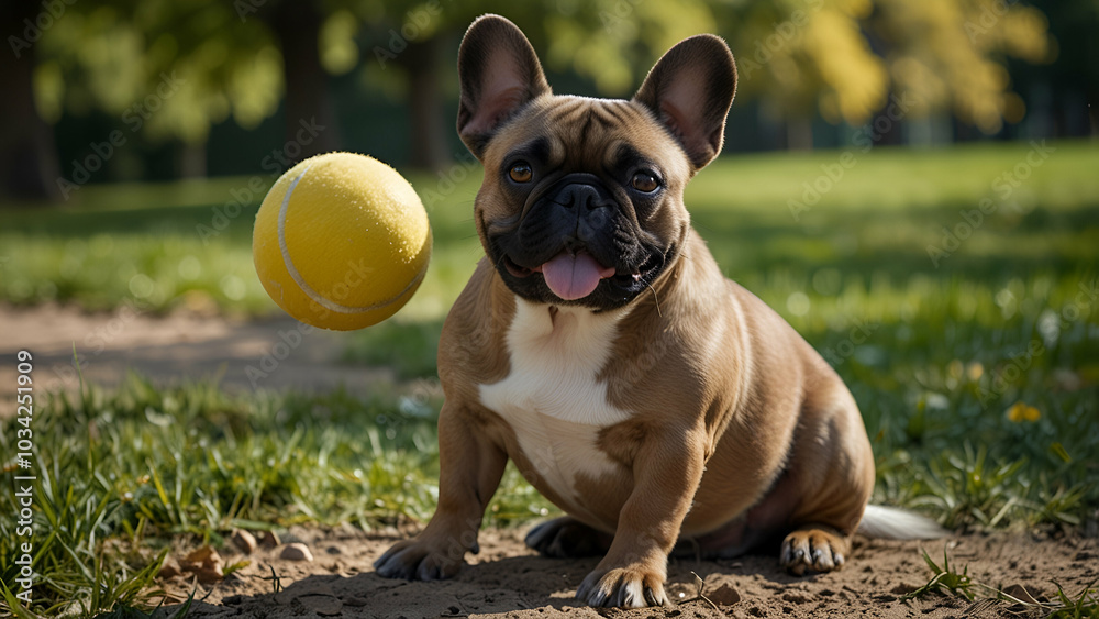 Lovely, adorable French bulldogs, often known as Frenchies, are joyful ...