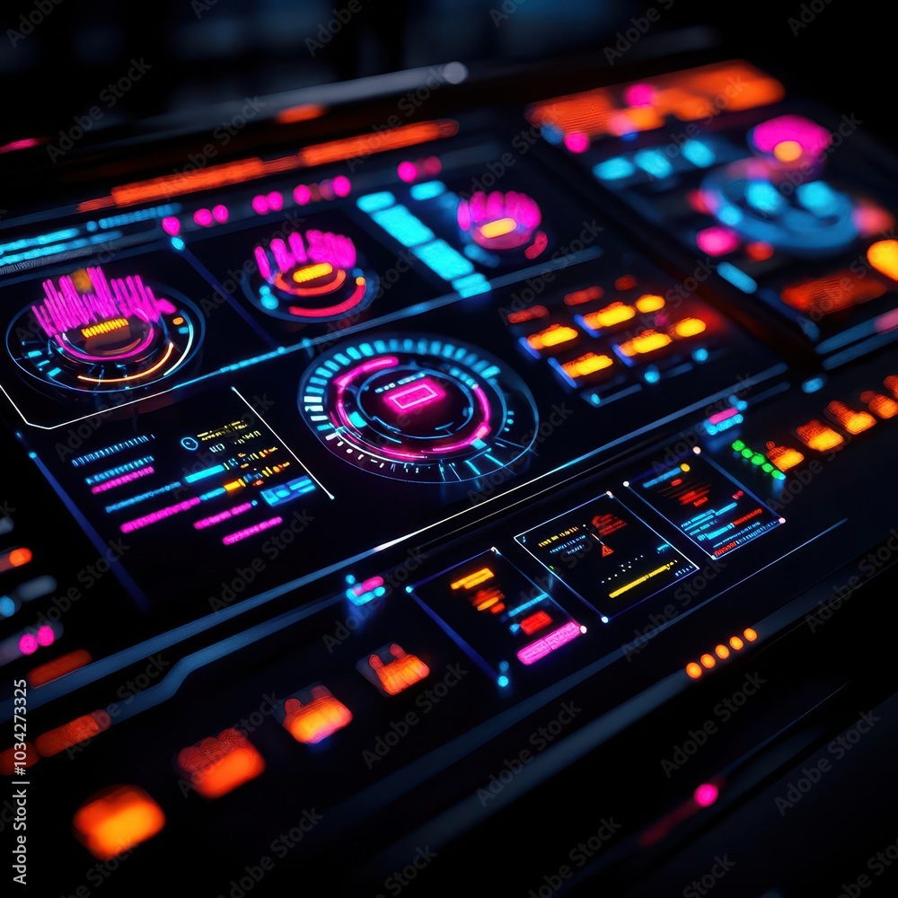 Industrial AIdriven control center blueprint, advanced design with ...