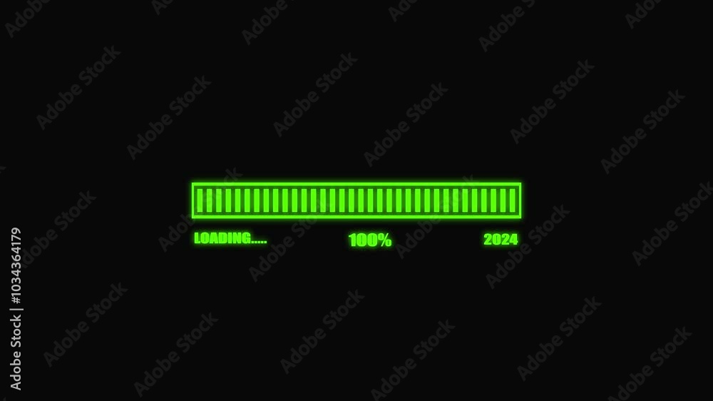 Loading Bar Screen Progress Animation Progress Loading Bar 0 100
