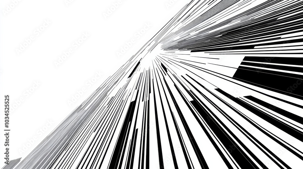 Black and white vector lines featuring straight diagonal patterns on a ...