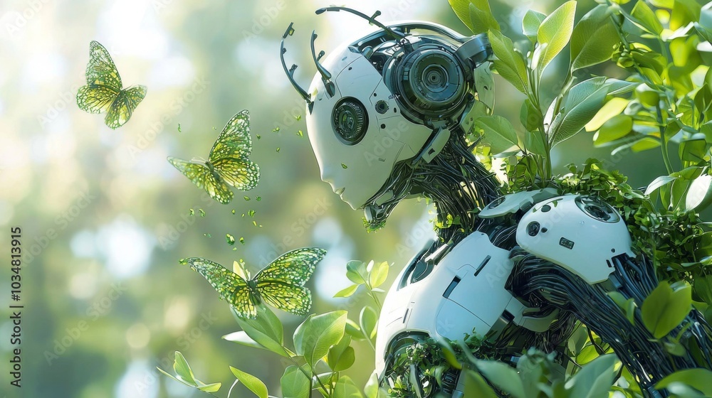 Robotics and Nature : A blend of robotics with natural elements like ...