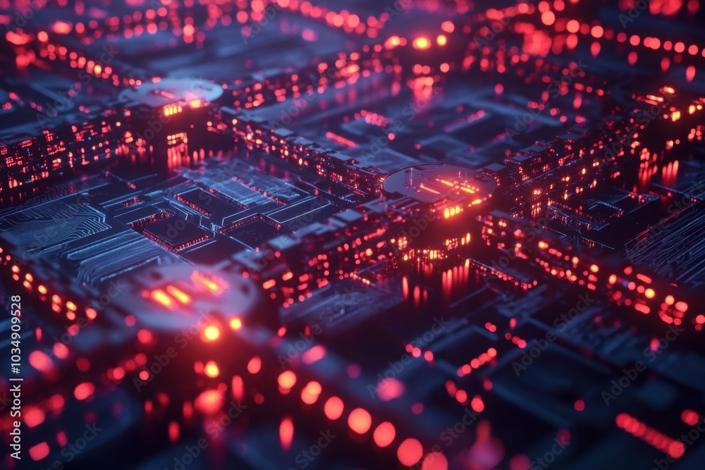 Illustrate a complex blockchain network, with chains of blocks ...