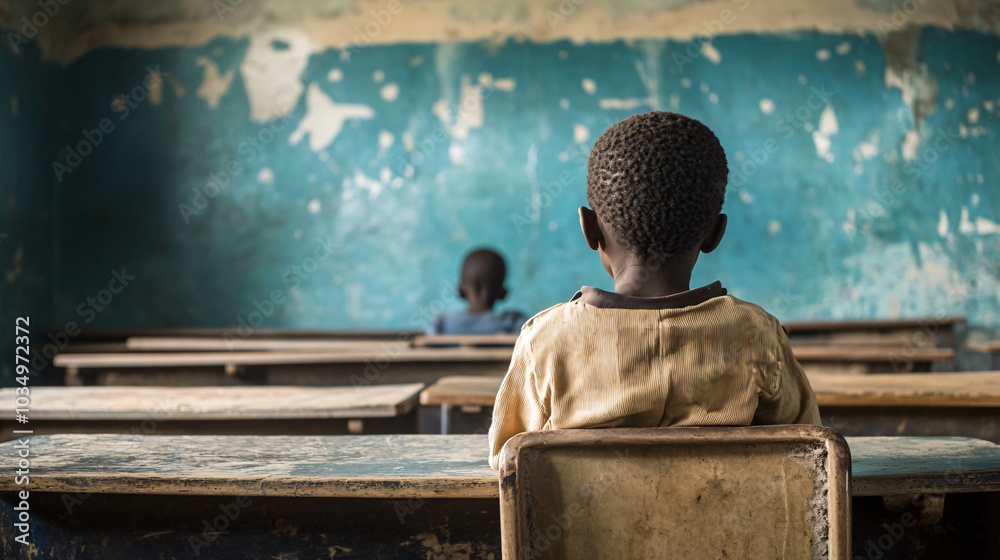 An image illustrating the effects of child poverty on education ...