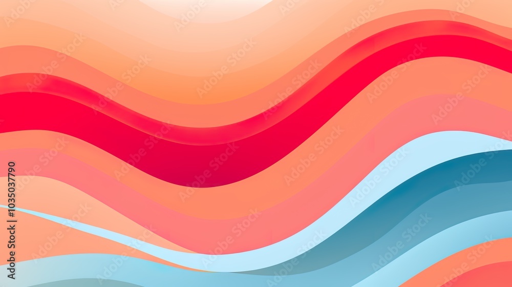 wavy line curve linear wave free form Abstract line art waves contour ...