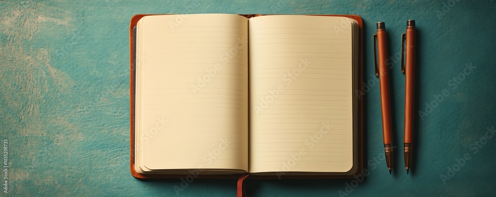 Vector artwork showcasing a realistic stationery layout with an ...