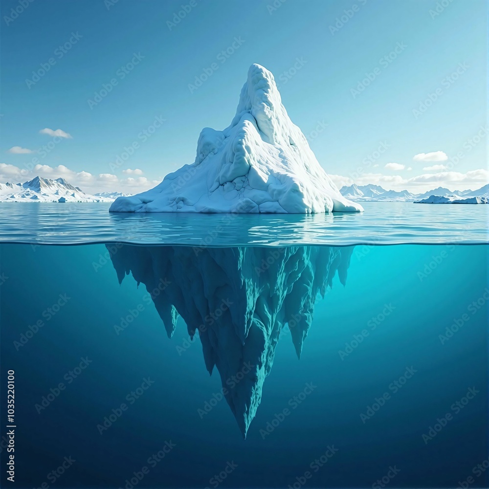 Iceberg - Hidden Danger and the Threat of Global Warming: An Invisible ...