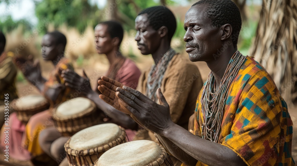 Baka polyphonic songs and chants, an intricate vocal tradition used in ...