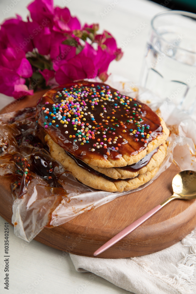 Turron de Dona pepa traditional peruvian dessert peru sweet food Stock ...