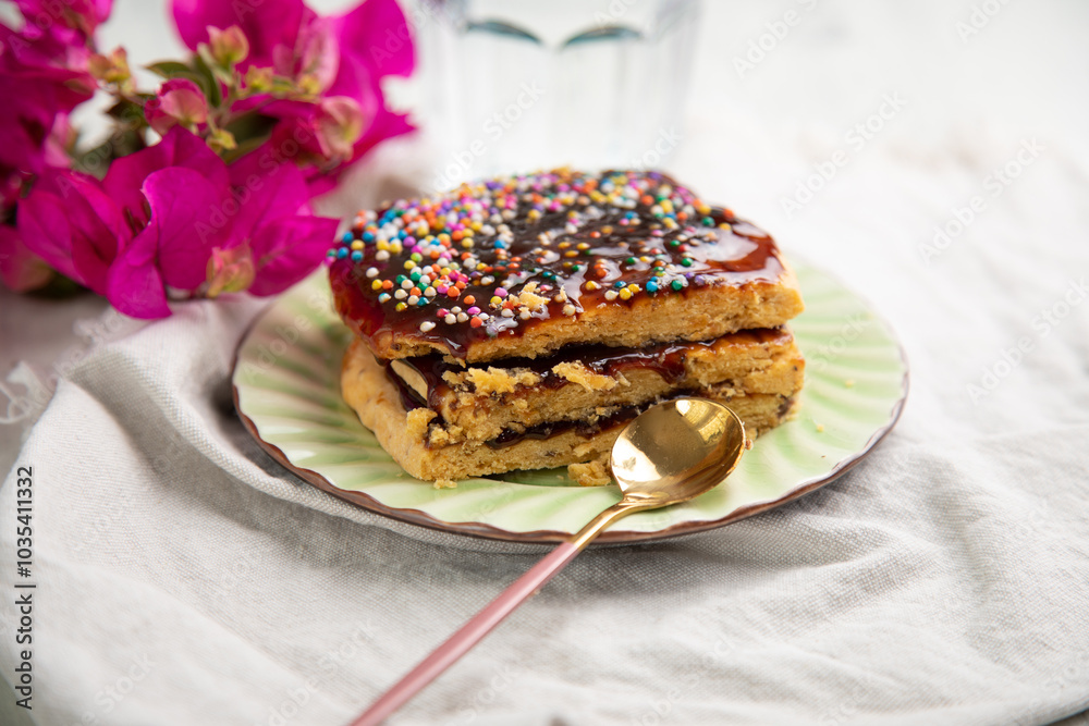 Turron de Dona pepa traditional peruvian dessert peru sweet food Stock ...