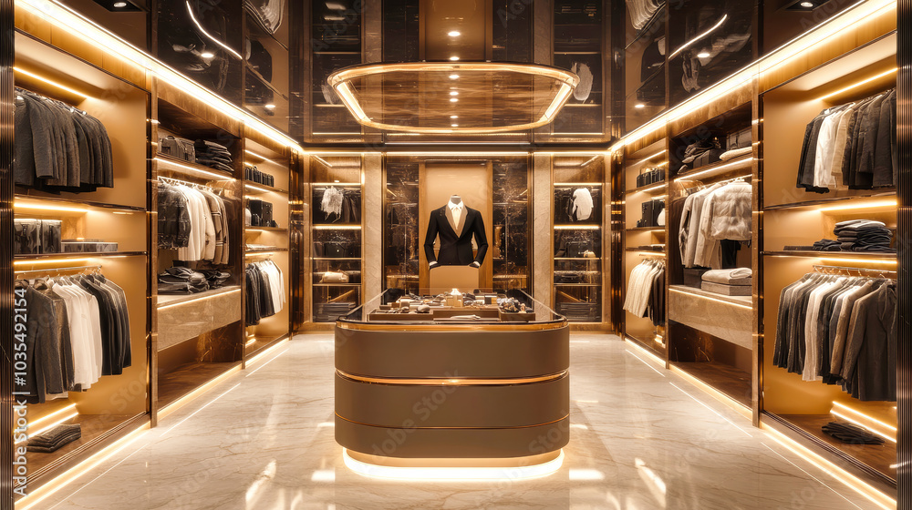 Explore the elegance of a luxury fashion store showcasing designer ...
