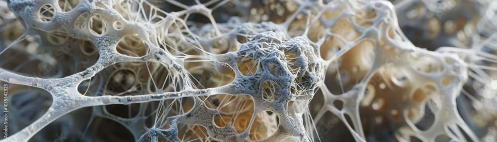 170 Microscopic alien bio organic material showing fibrous structure 3D ...