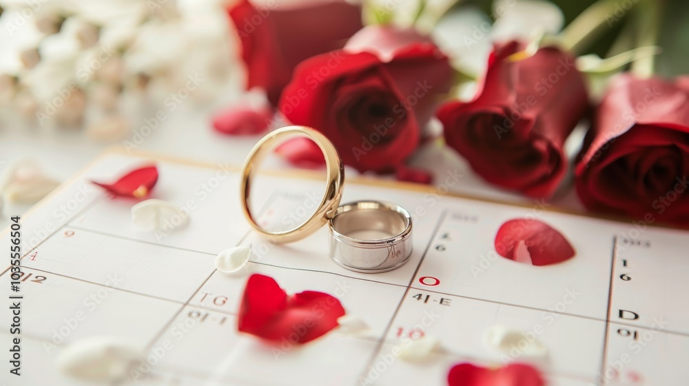 Wedding countdown calendar with key milestones to the big day ...