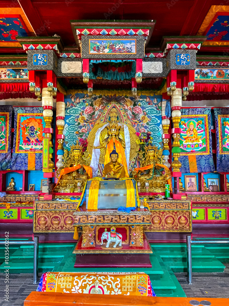 Terelj, Mongolia - August 12, 2024 - Scene of Aryabal Meditation Temple ...