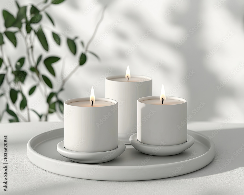 Candle Mockup, high-end and customizable with realistic high-resolution ...