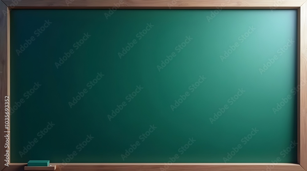 blank blackboard green board, back to school, green chalkboard with ...