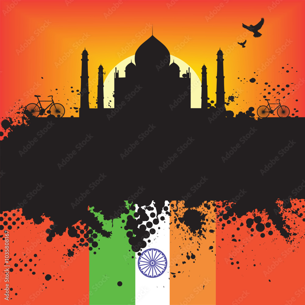 Vector illustration poster celebrating the vibrant culture of India ...