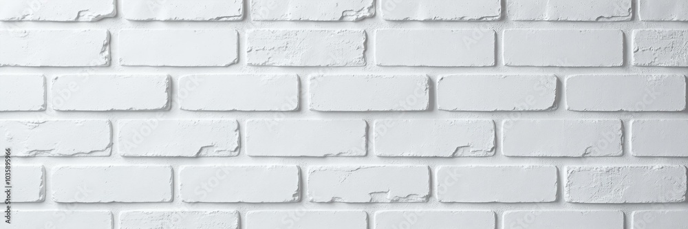 Whitewashed Brick Wall Texture, Concept of Clean Minimalist Design for ...