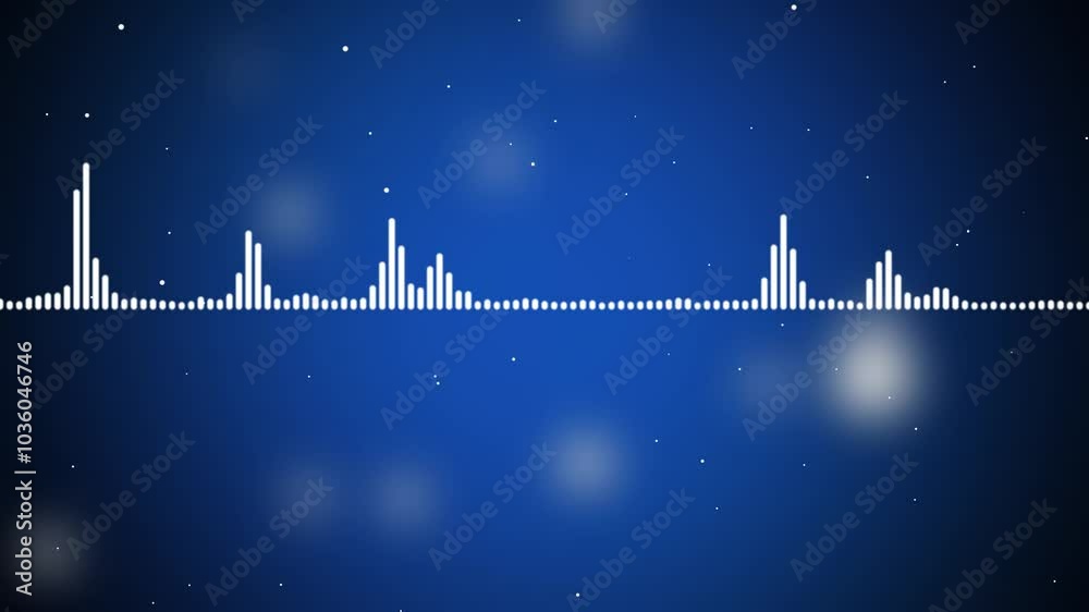 Sound wave audio spectrum background, audio waveform spectrum digital ...