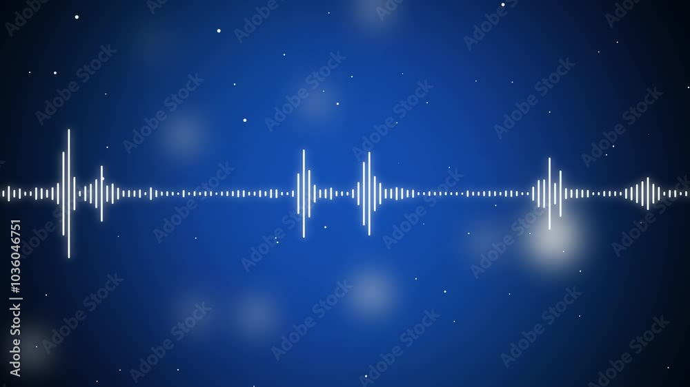 Sound wave audio spectrum background, audio waveform spectrum digital ...