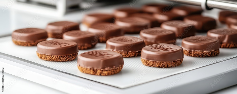 3D-printed chocolate desserts being created by a machine, food printing ...