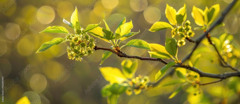 Cornus Mas Cornelian Cherry Cornell Tree Cornaceae Wild Plant Shot In ...