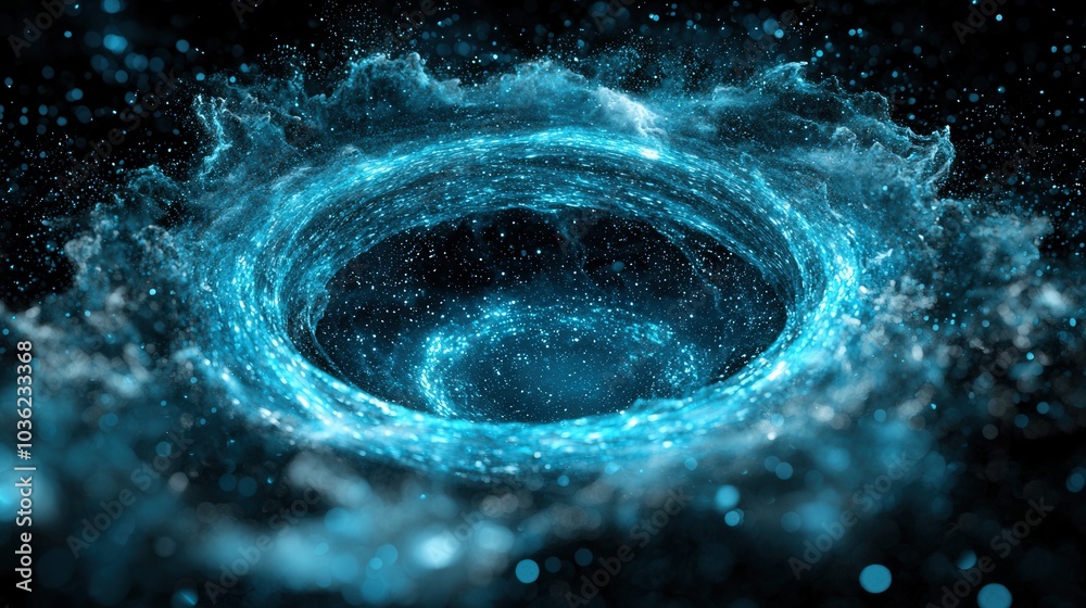 A captivating display of a superfluid vortex illustrates frictionless ...