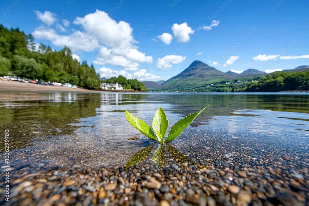 Ecosystem balance, highlighted in a tidal ecosystem, where marine ...