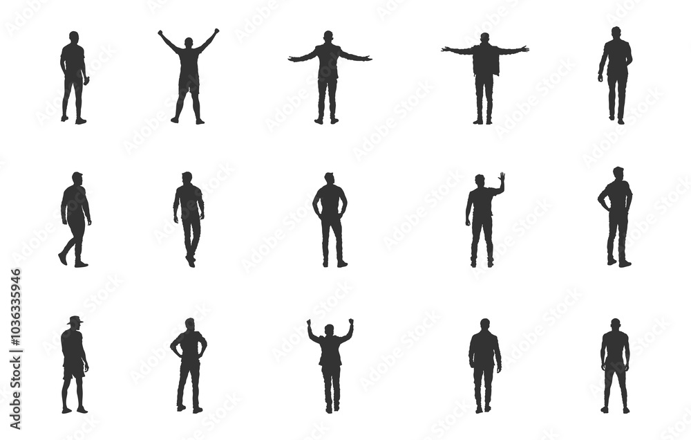 Poster Back view man svg, Back view man silhouette, Back side ...