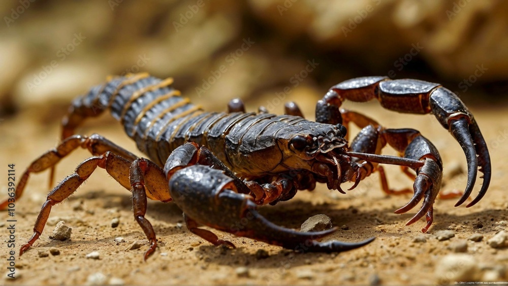 Scorpion – While technically stinging rather than biting, its pincers ...