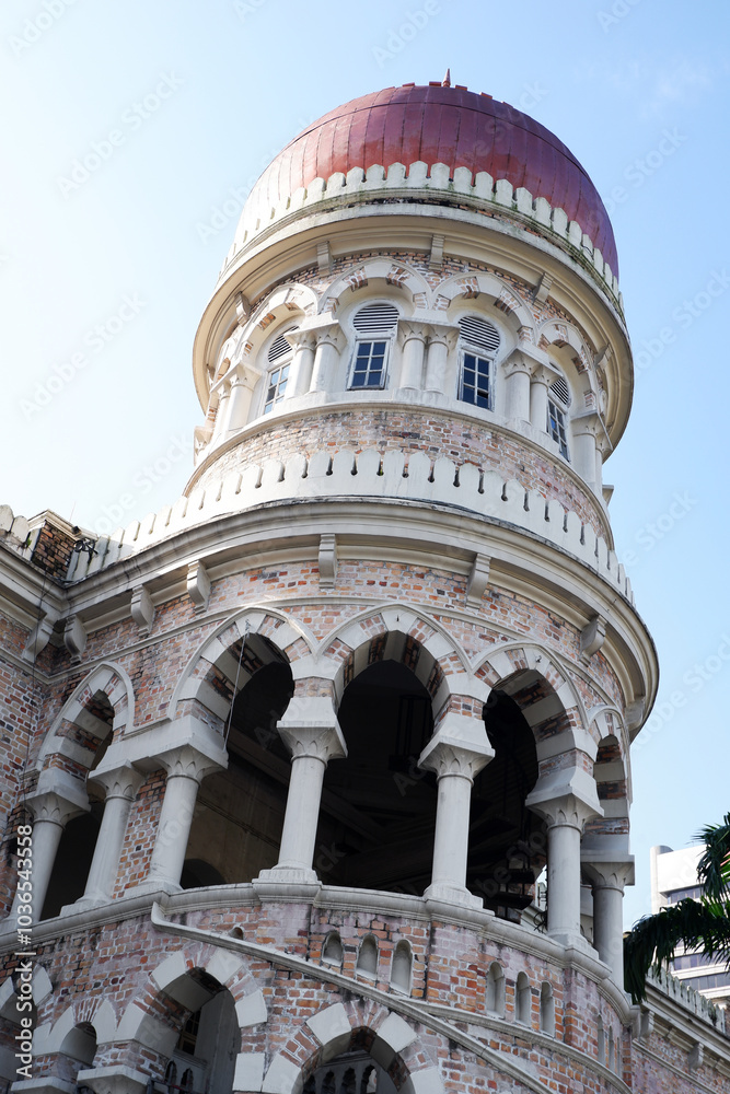 Poster structure building of Sultan Abdul Samad, KL, Malaysia – Wall ...
