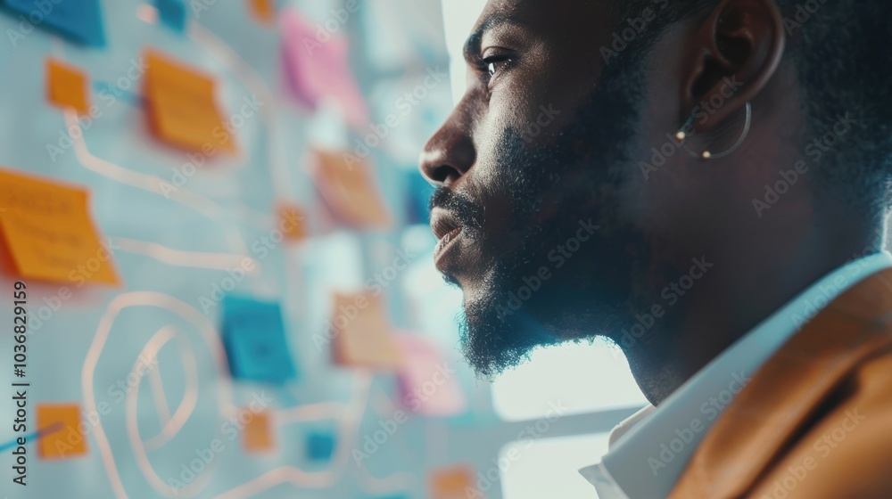 Professional coaching and strategizing session in a boardroom ...