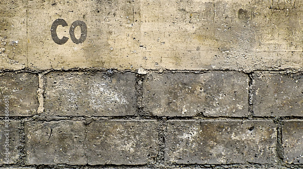 Carbon Monoxide Symbol: A stylized representation of the carbon ...