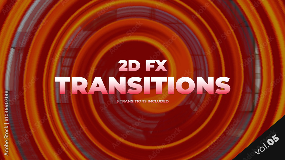 2D FX Transitions / vol.05 Stock Template | Adobe Stock