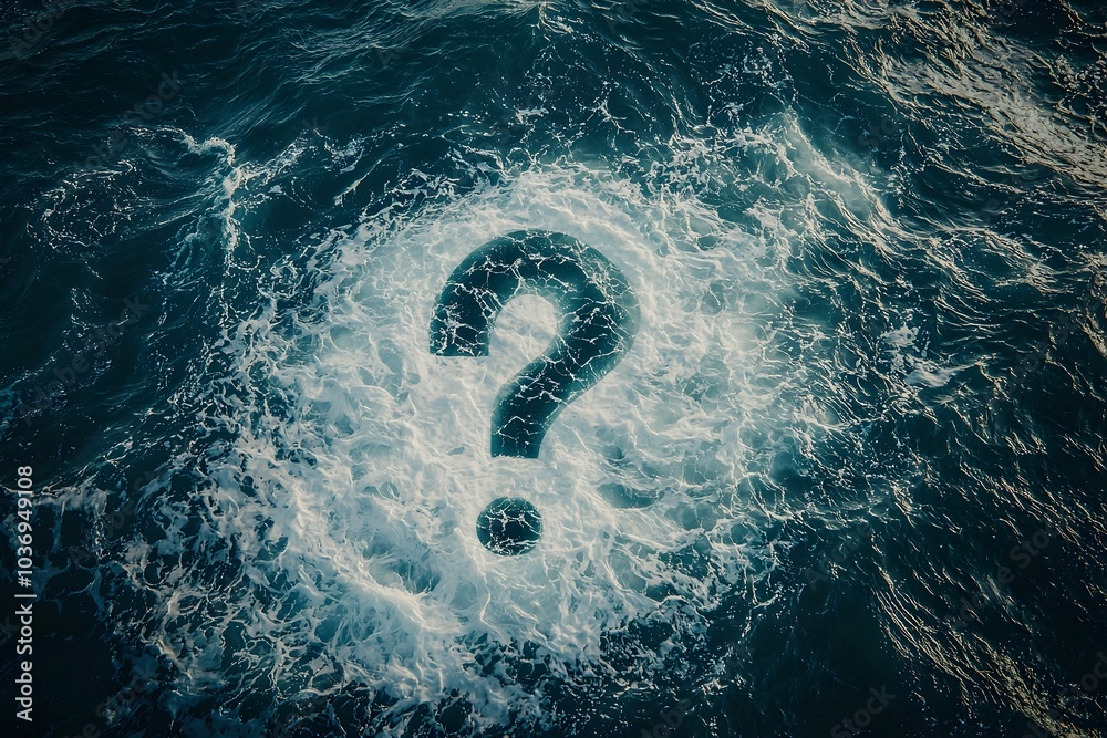 Oceanic Question Mark Symbolic Representation of Life s Mysteries and ...