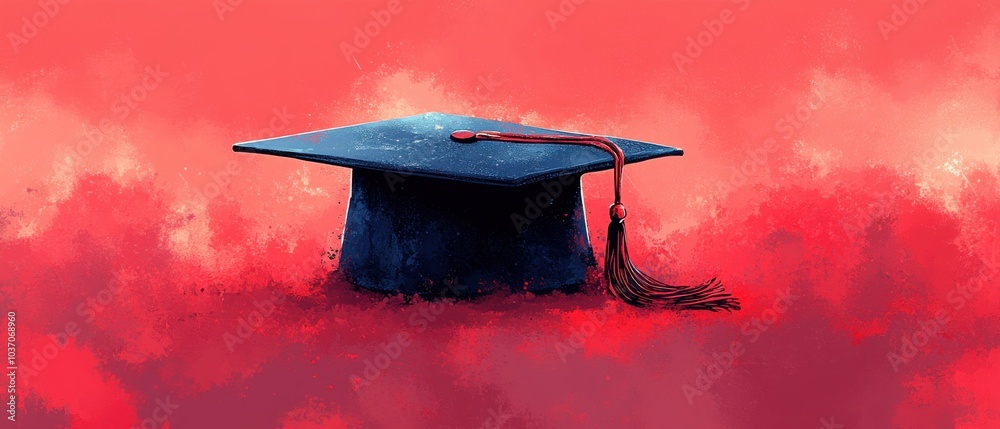 Minimalist Graduation Cap Design, simple yet elegant representation of ...