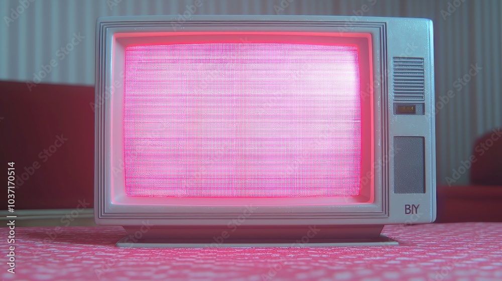 Vintage standby screen, retro design, featuring classic graphics and ...