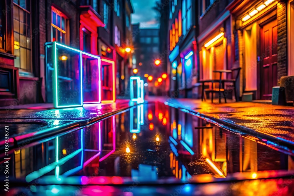Neon Frame Reflections in Low Light Photography - Captivating Light and ...