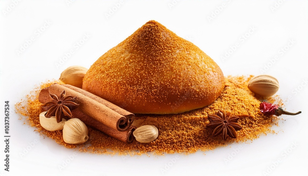 dabeli masala spice isolated on white background graphic resource for ...