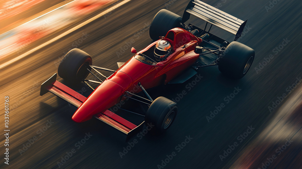 Formula motion and speed race with track fast blur road and asphalt ...