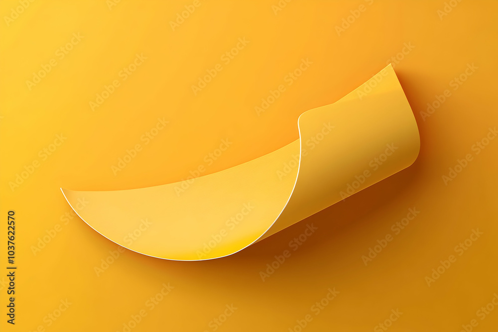 Sticker label with a detail peeling off a corner for promotion in 3D ...