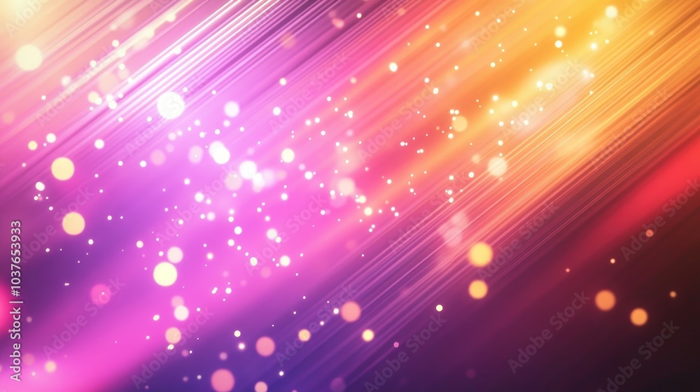 ภาพประกอบสต็อก Optical Fiber Light Beams Abstract Background Horizontal ...
