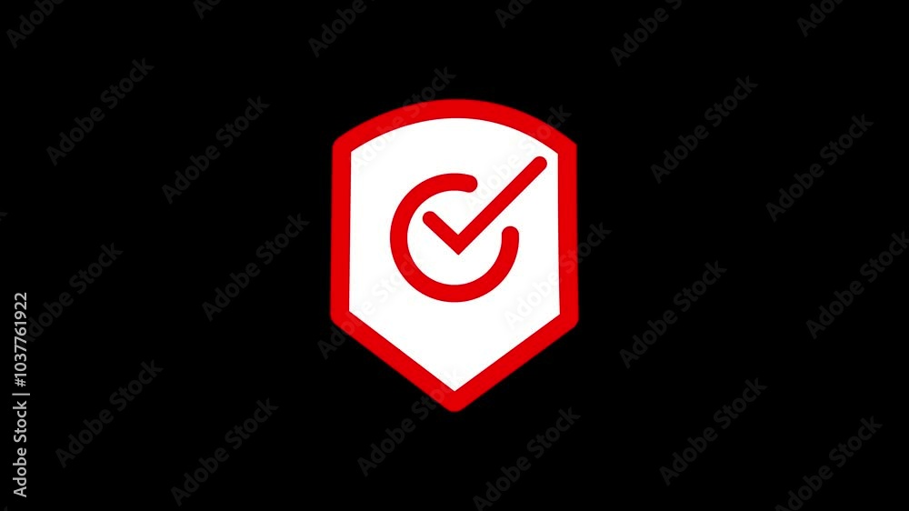 Security, safety, protection, privacy concept. Tick mark approvedc ...