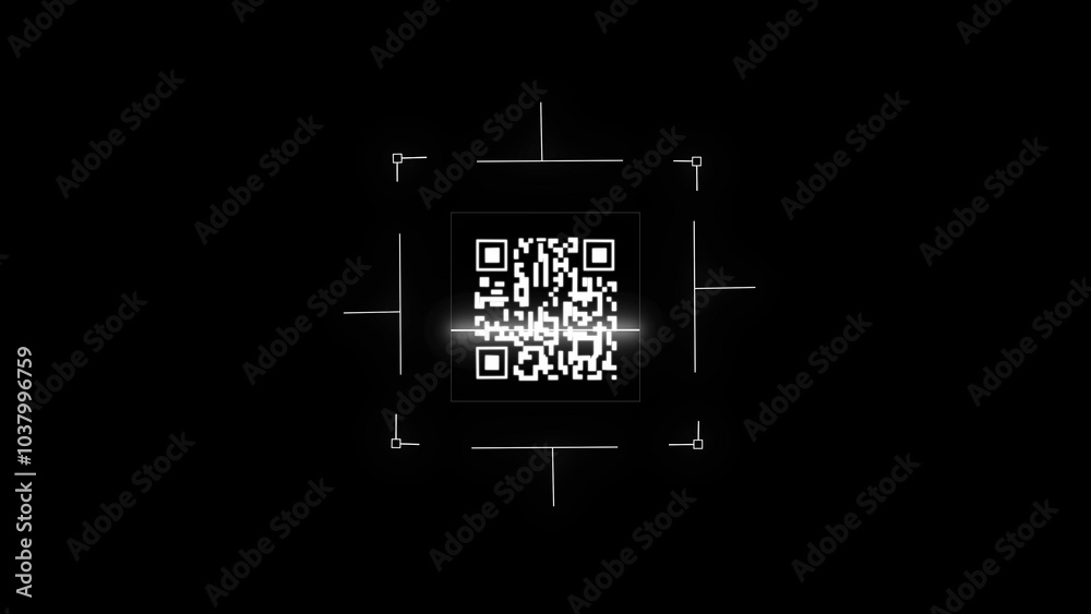 QR code scan for phone. QR code for mobile app, payment and phone ...