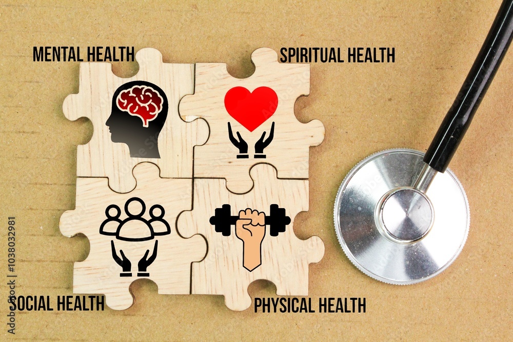 The four basic aspects of health is Physical Health, Mental Health, Social Health, Spiritual ...