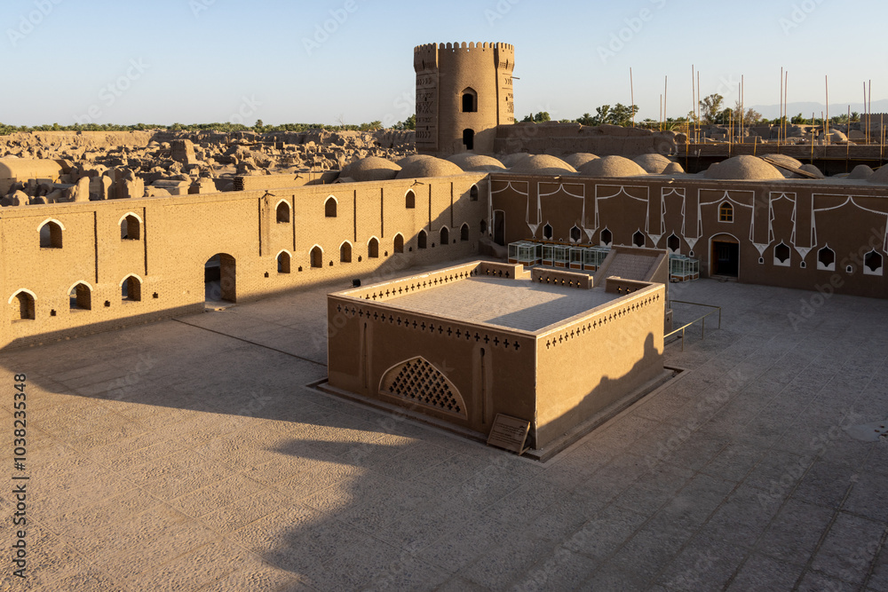 Bam Iran September 21 2024: Bam Citadel, located in the city of Bam in ...